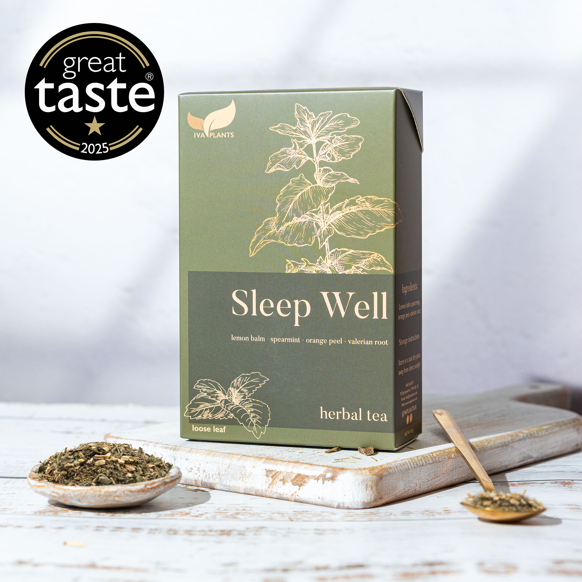 IVA PLANTS wins a Great Taste Award for Sleep Well tea | www ...